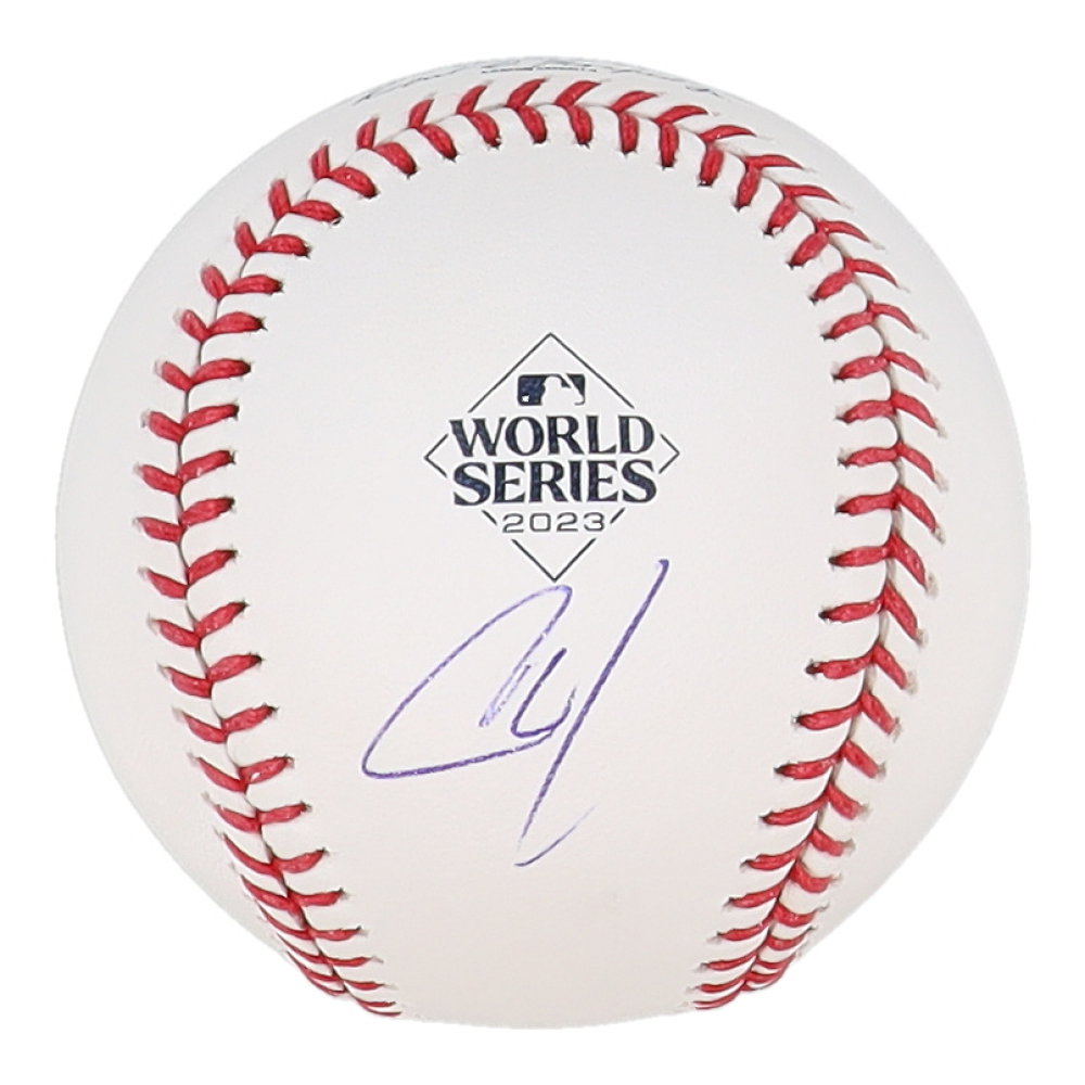 Christian Walker Signed 2023 World Series Logo Baseball (JSA ...
