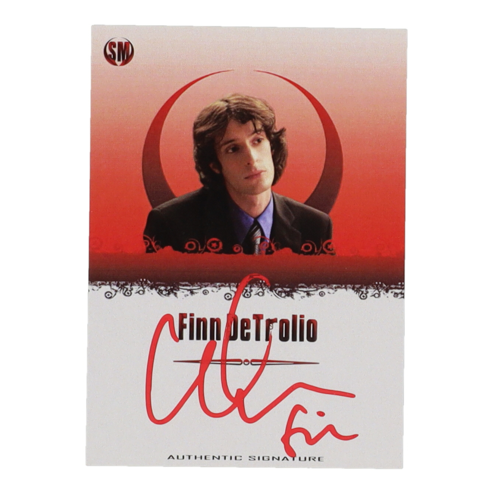 Will Janowitz Signed "The Sopranos" Custom Trading Card Inscribed "Finn ...