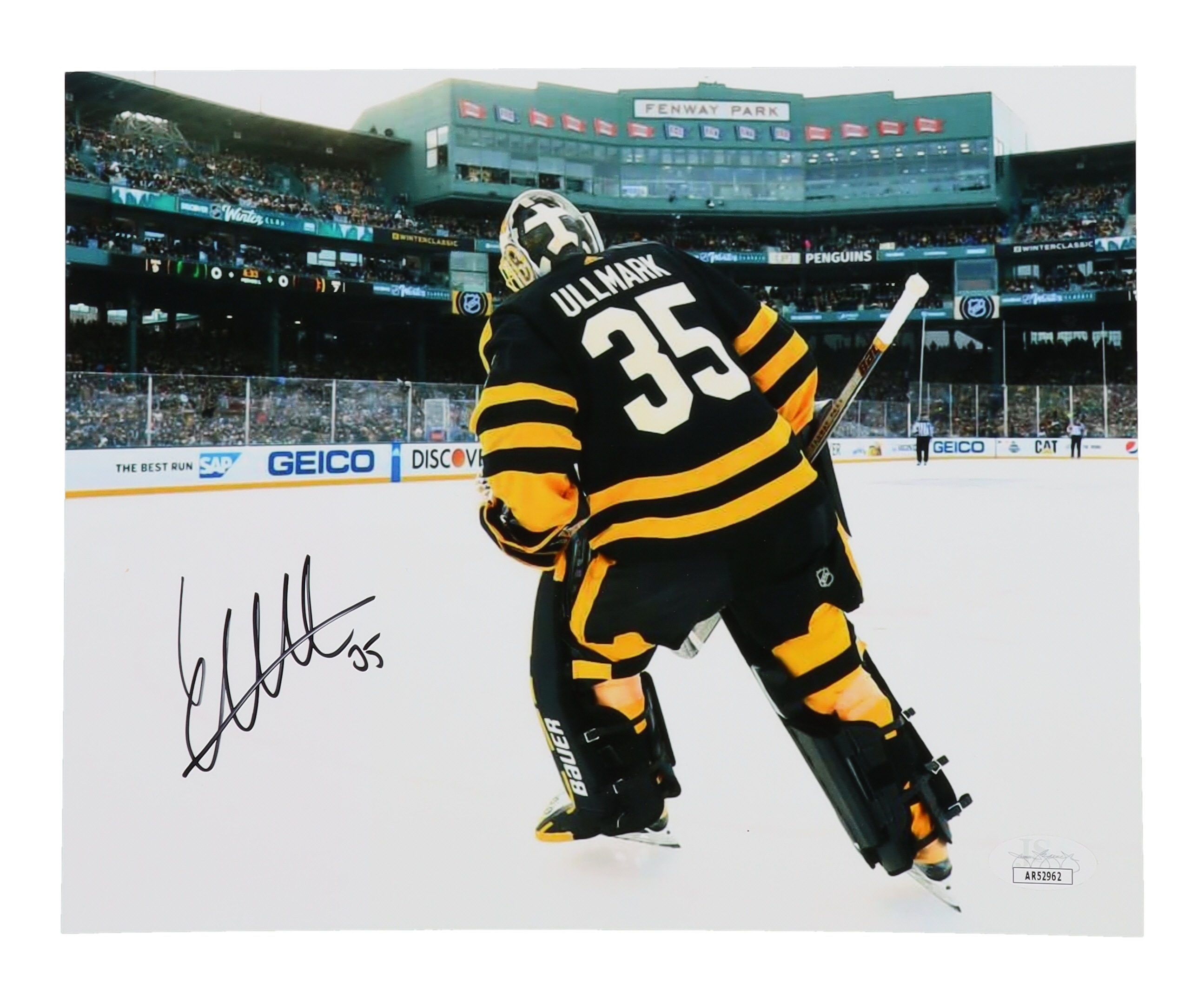 Linus Ullmark Signed Bruins 8x10 Photo (JSA) | Pristine Auction