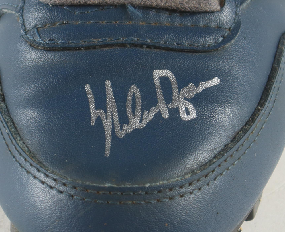 Nolan Ryan Signed Nike Baseball Cleat with Stat Plaque Display Case ...