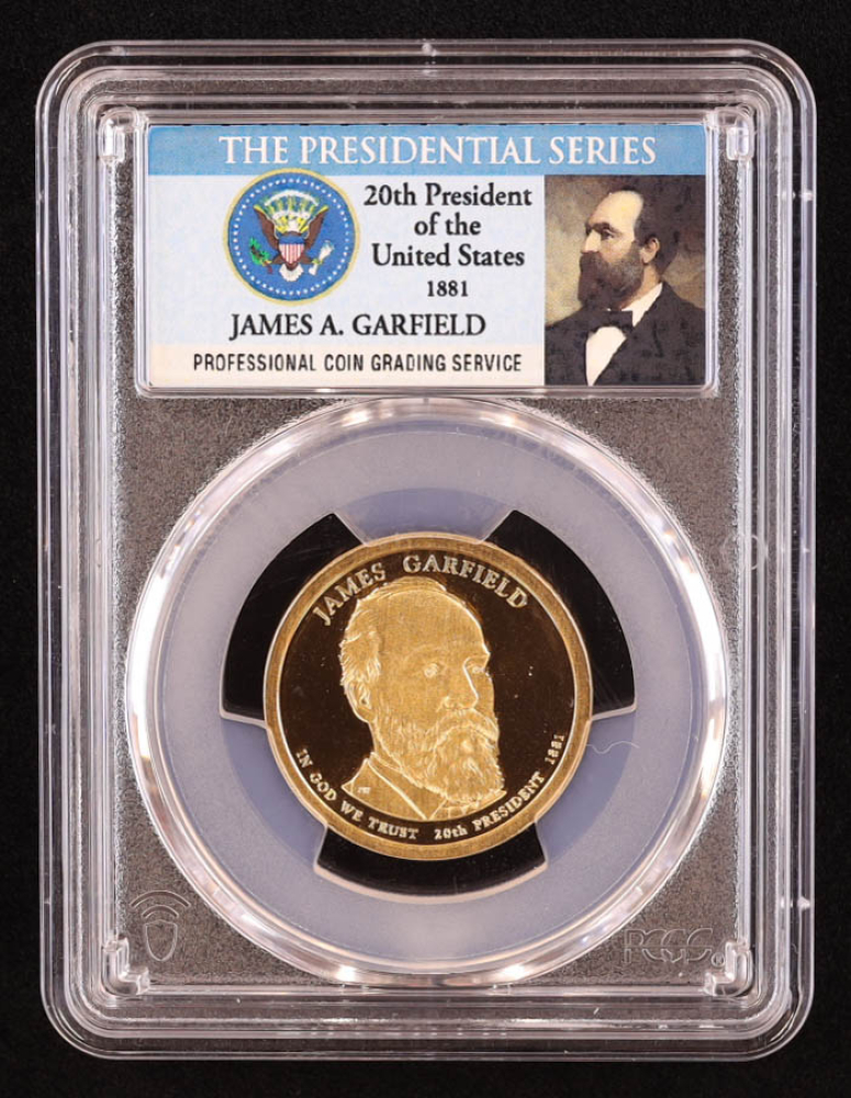 2011-S U.S. Presidential Proof $1 Coin - James Garfield 20th President ...