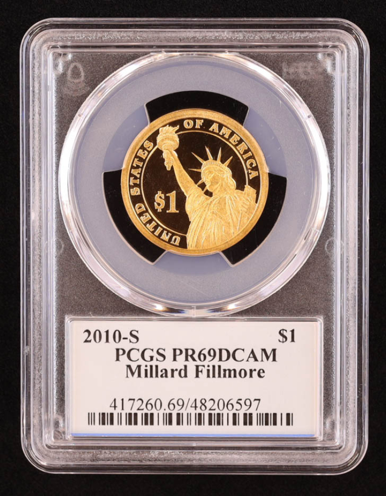 2010-S U.S. Presidential Proof $1 Coin - Millard Fillmore 13th ...