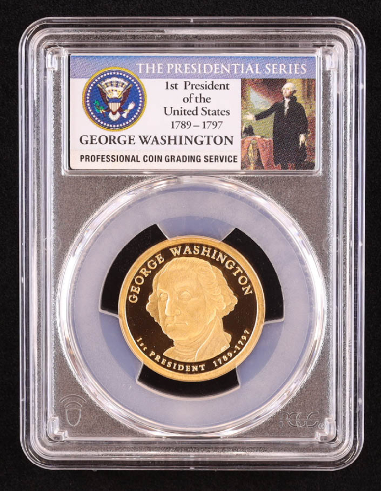 2007-S U.S. Presidential Proof $1 Coin - George Washington 1st ...