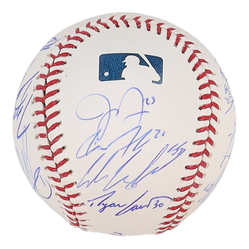 2019 RailRiders OML Baseball Signed by (22) with Nestor Cortes, Jay ...