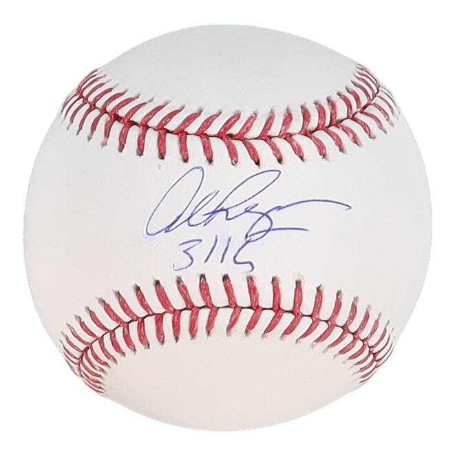 Alex Rodriguez Signed OML Baseball Inscribed "3115" (JSA) | Pristine ...