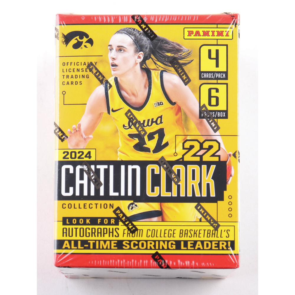 2024 Panini Caitlin Clark Collection Basketball Blaster Box With (6 ...