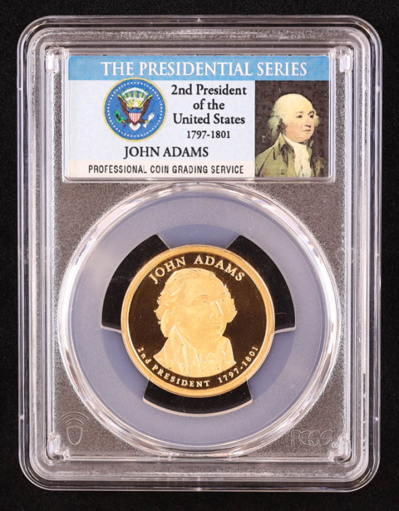 2007-S U.S. Presidential Proof $1 Coin - John Adams 2nd President (PCGS ...