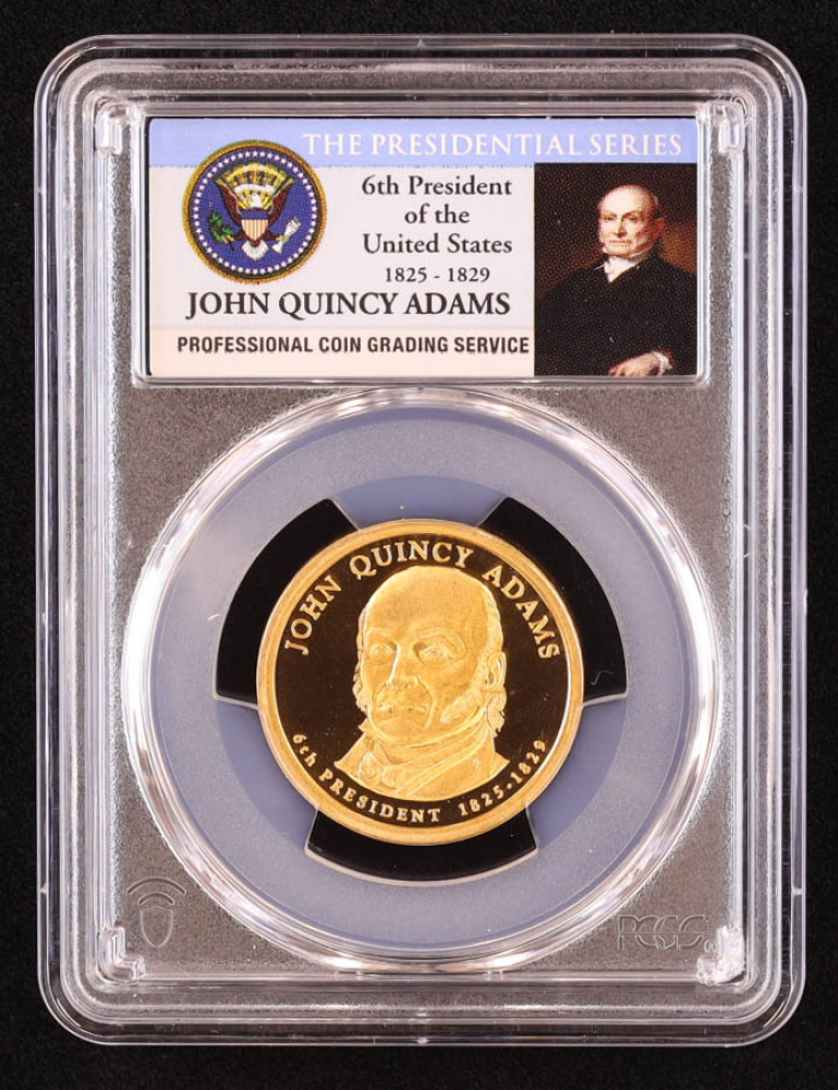 2008-S U.S. Presidential Proof $1 Coin - John Quincy Adams 6th ...