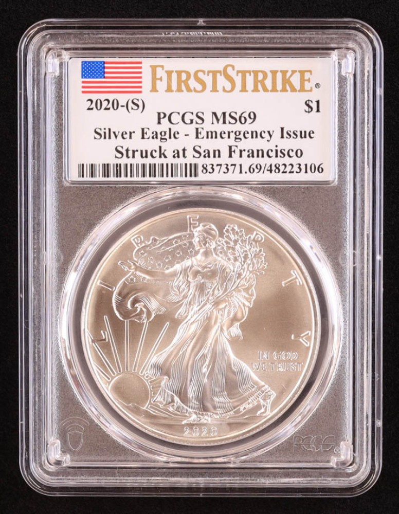 2020-(S) American Silver Eagle - First Strike Emergency Issue- Struck ...