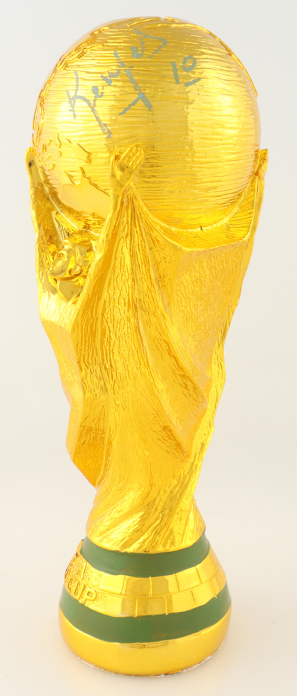 Mario Kempes Signed FIFA World Cup Replica Trophy (JSA) | Pristine Auction