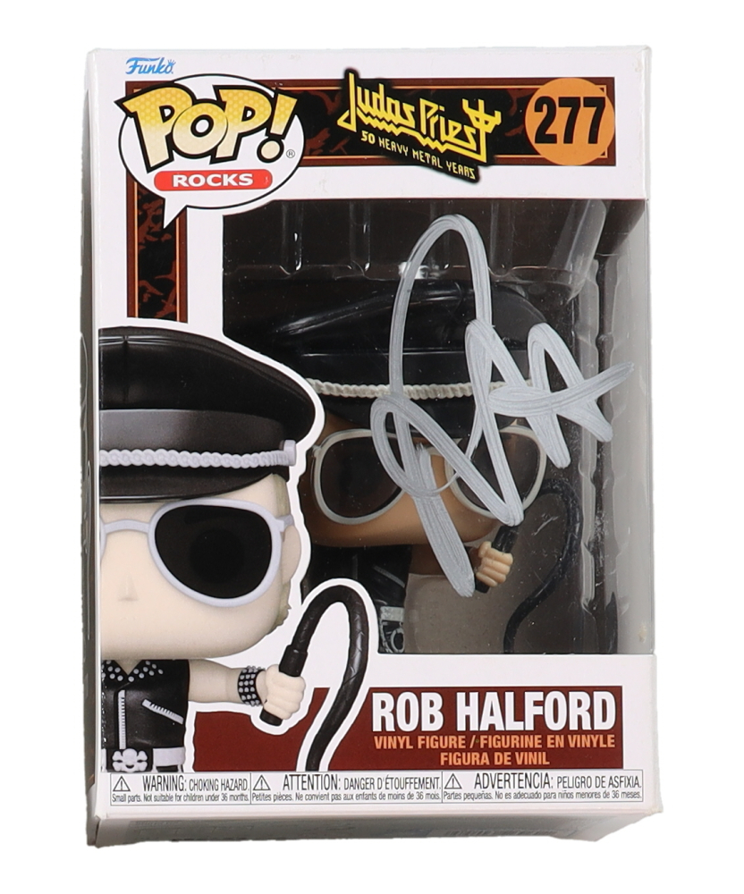 Rob Halford Signed "Judas Priest" #277 Funko Pop! Vinyl Figure (Beckett ...