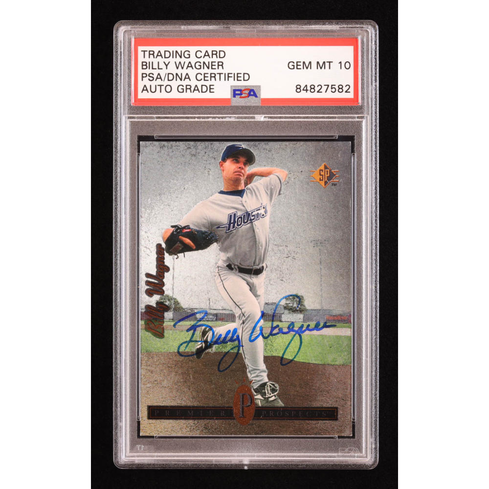 Billy Wagner Signed 1994 SP Premier Prospects #18 RC (PSA | Autograph ...