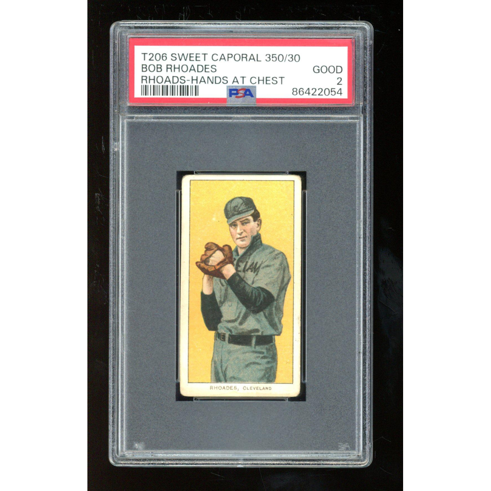 Bob Rhoades 1911 T206 Sweet Caporal (PSA 2) | Pristine Auction