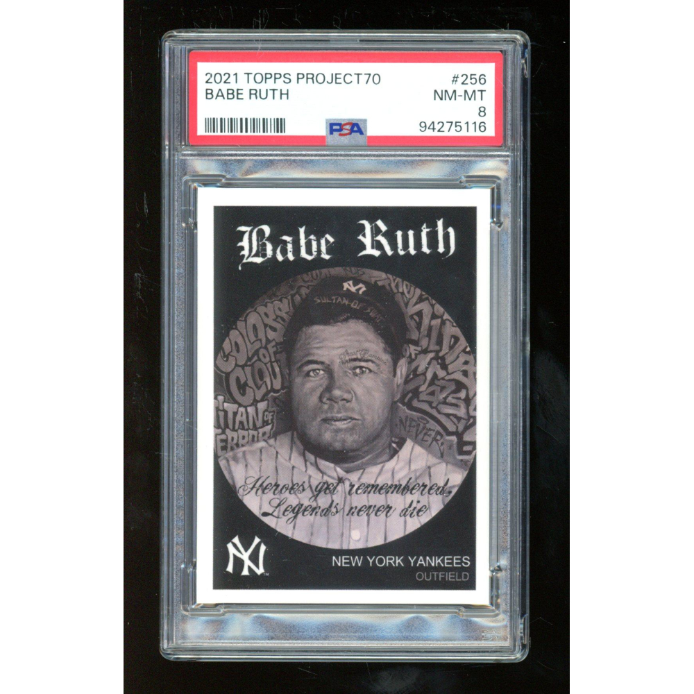 Babe Ruth 2021 Topps Project70 #256 (PSA 8) | Pristine Auction