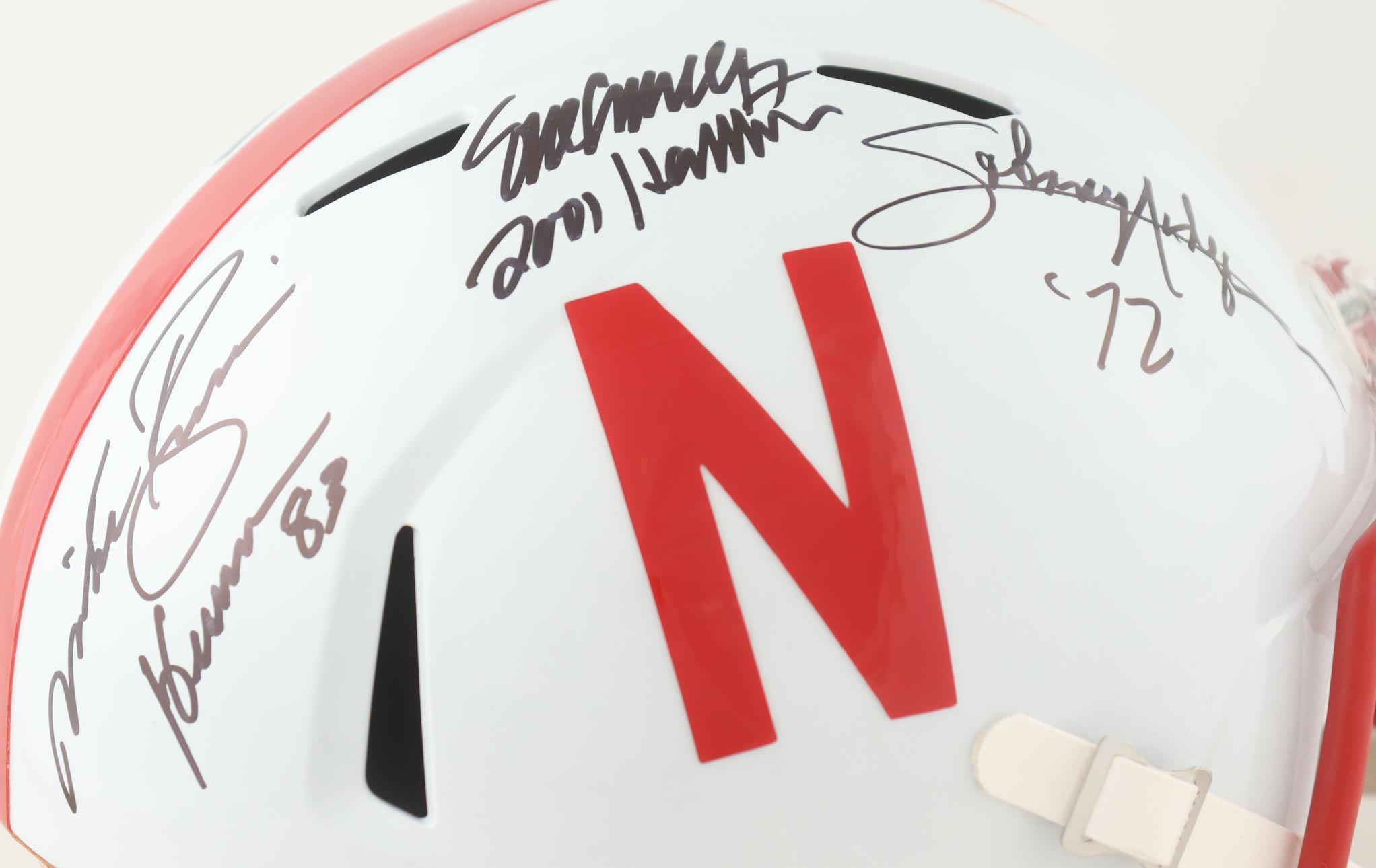 Johnny Rodgers, Mike Rozier & Eric Crouch Signed Nebraska Cornhuskers ...