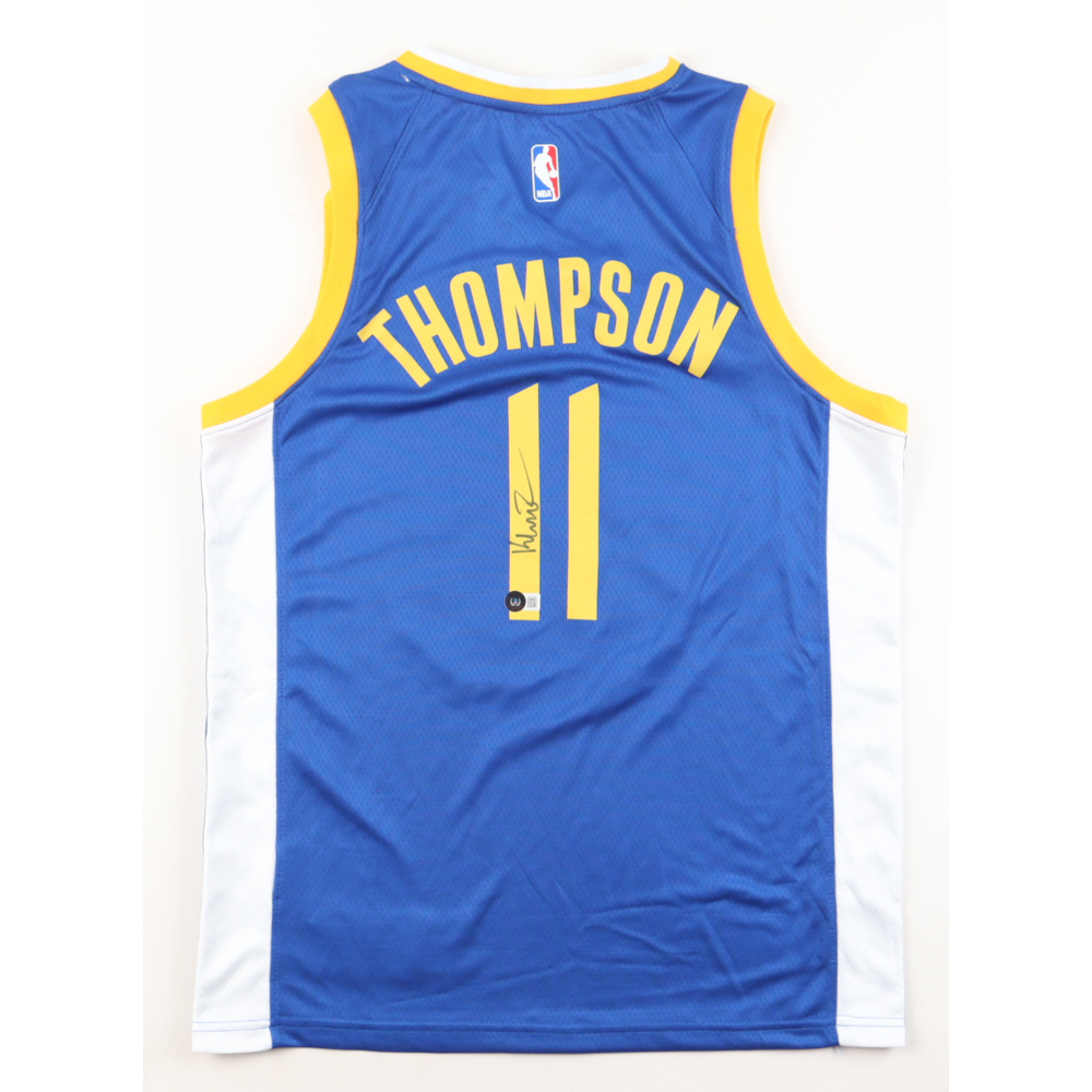 Klay Thompson Signed Warriors Jersey (Beckett) | Pristine Auction