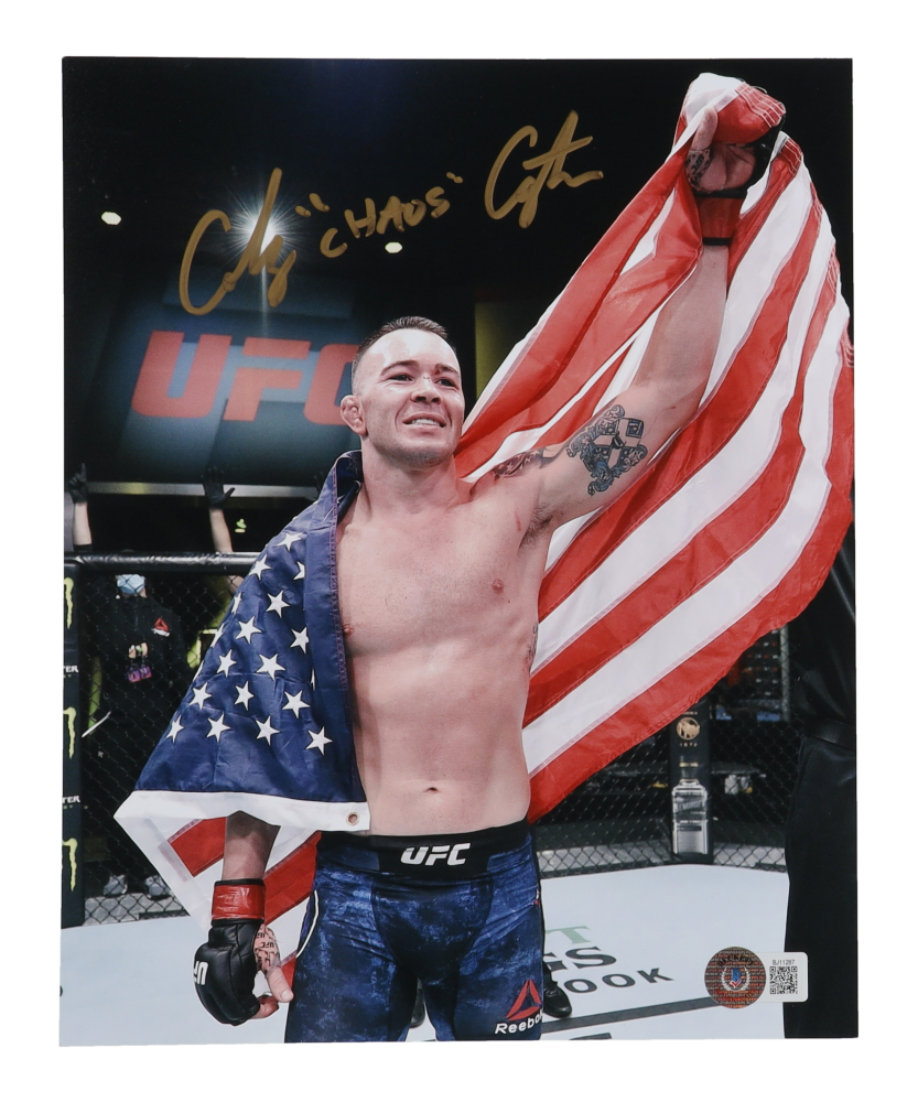 Colby "Chaos" Covington Signed UFC 8x10 Photo (Beckett) | Pristine Auction