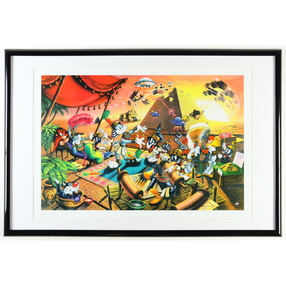 "Pyramid Scheme" LE Looney Tunes Custom Framed SerioLithograph Display ...