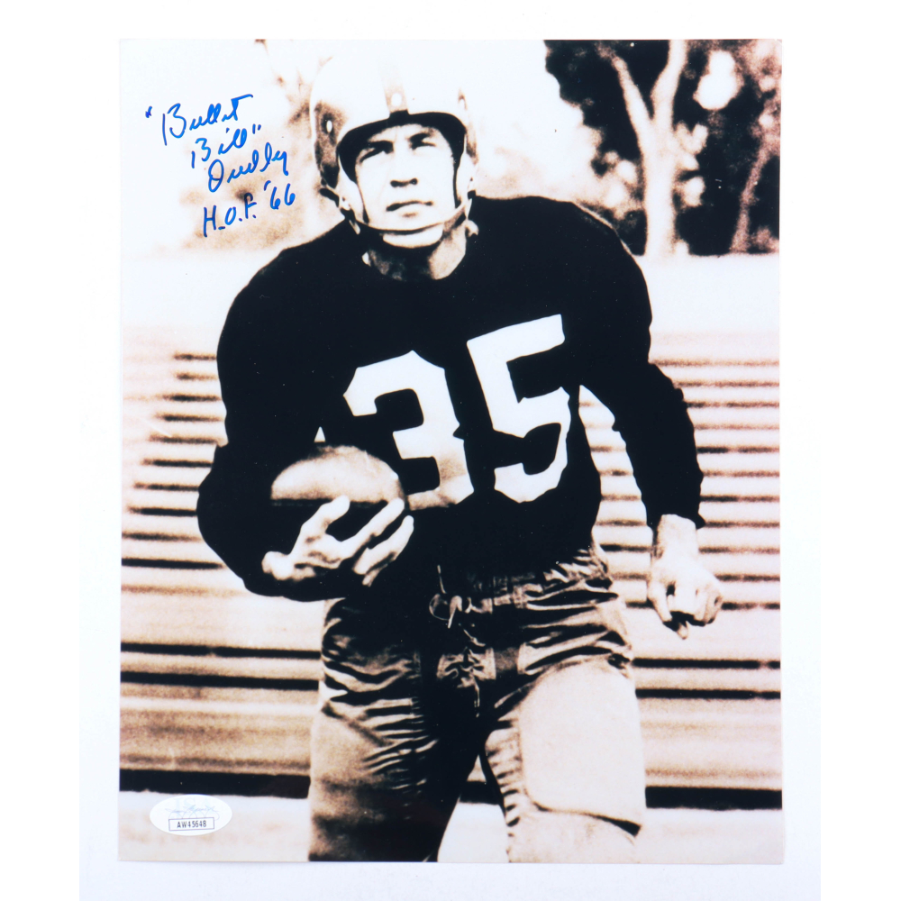 "Bullet" Bill Dudley Signed Steelers 8x10 Photo Inscribed "H.O.F. '66 ...