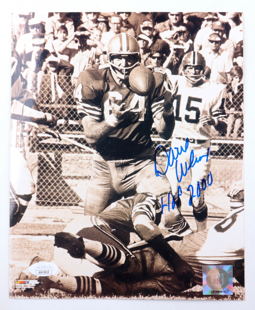 Dave Wilcox Signed 49ers 8x10 Photo Inscribed "HOF 2000" (JSA ...