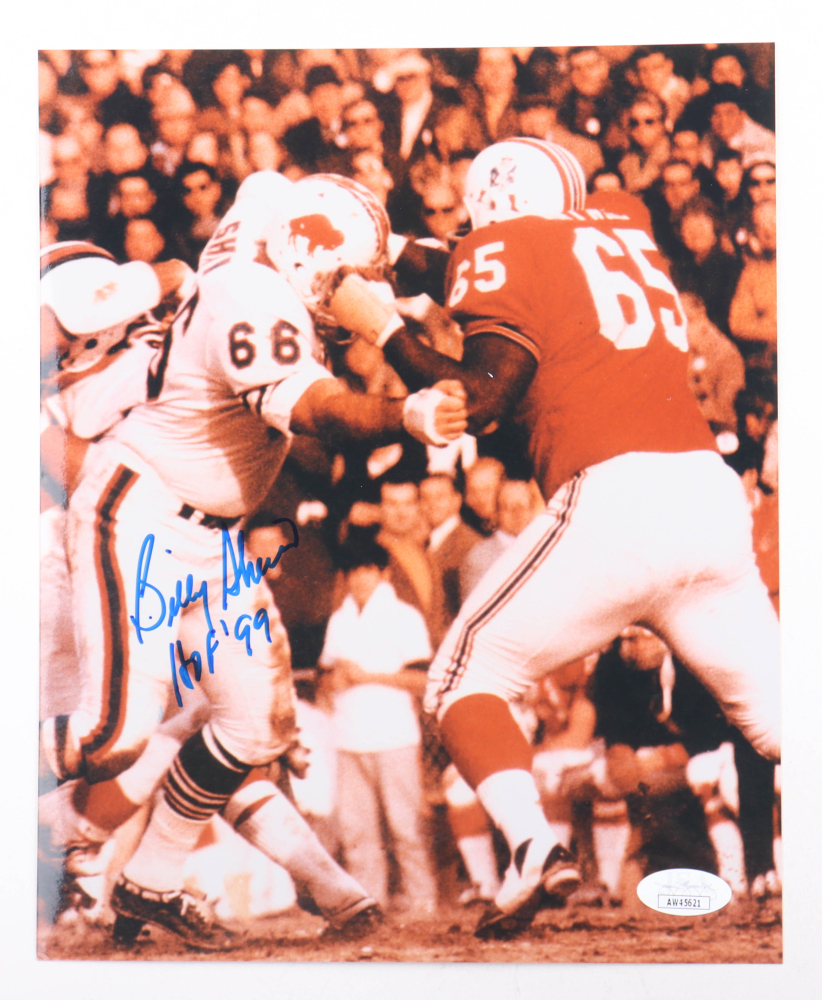 Billy Shaw Signed Bills 8x10 Photo Inscribed "HOF '99" (JSA) | Pristine ...