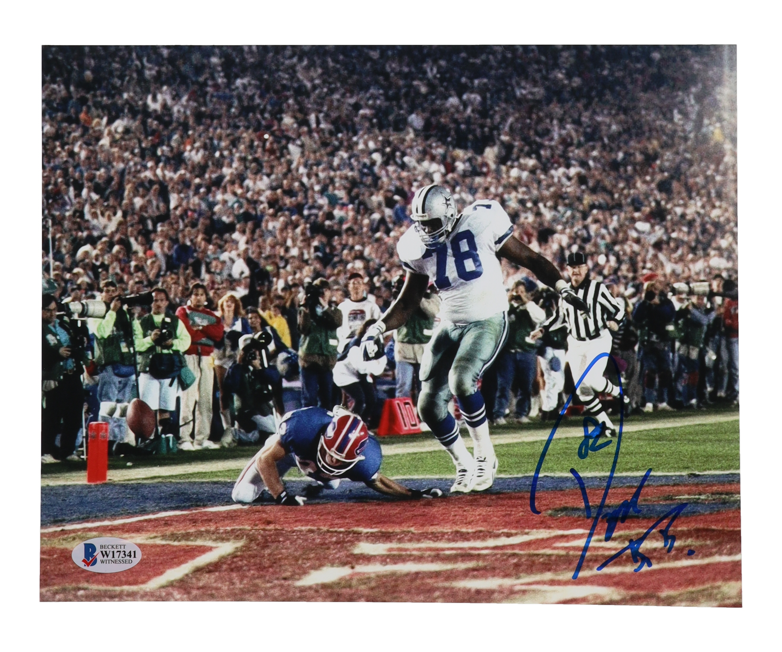 Don Beebe Signed Cowboys 8x10 Photo (Beckett) | Pristine Auction