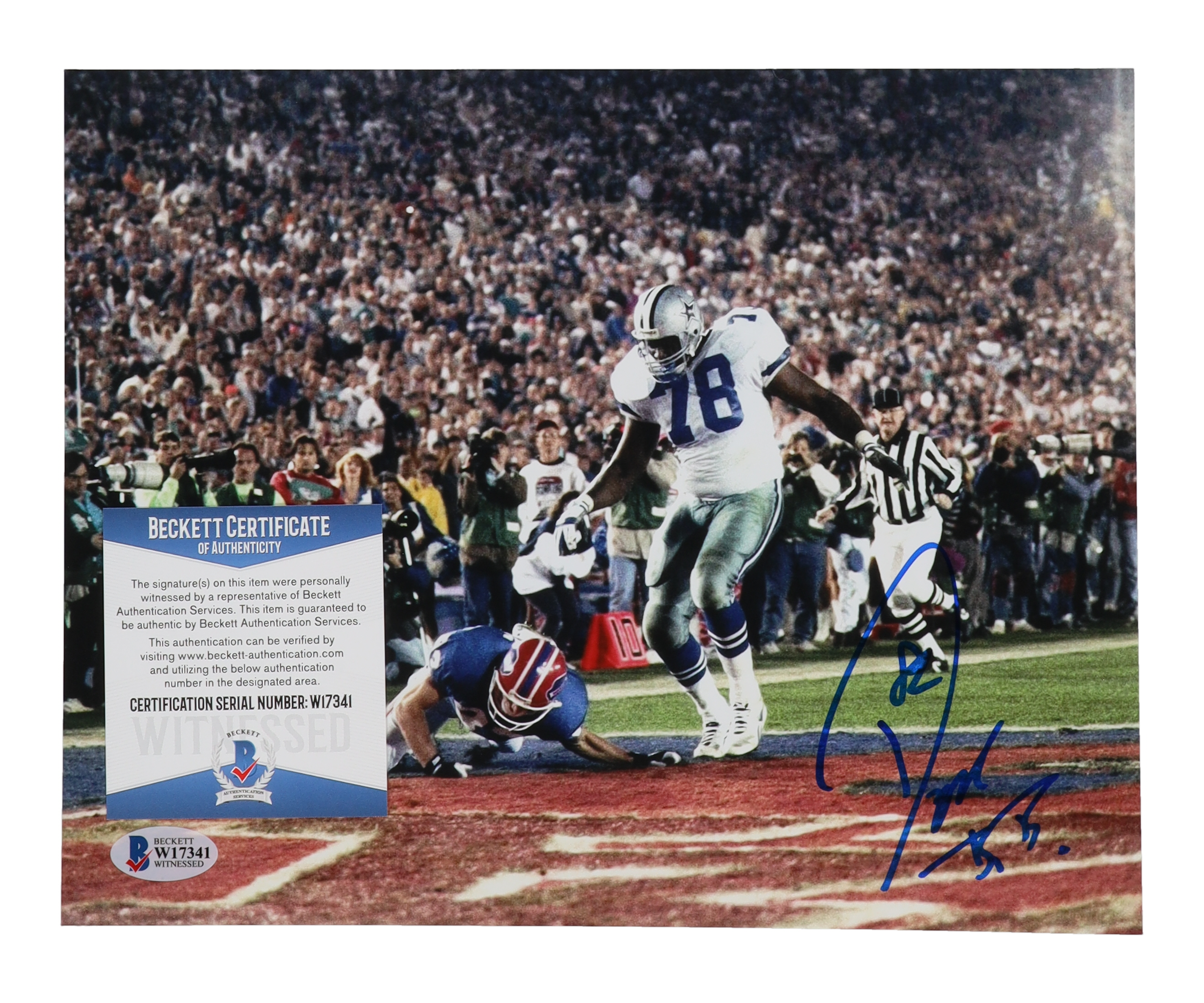 Don Beebe Signed Cowboys 8x10 Photo (Beckett) | Pristine Auction