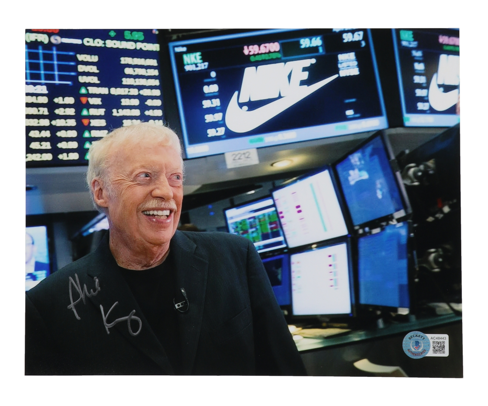 Phil Knight Signed 8x10 Photo (Beckett) | Pristine Auction