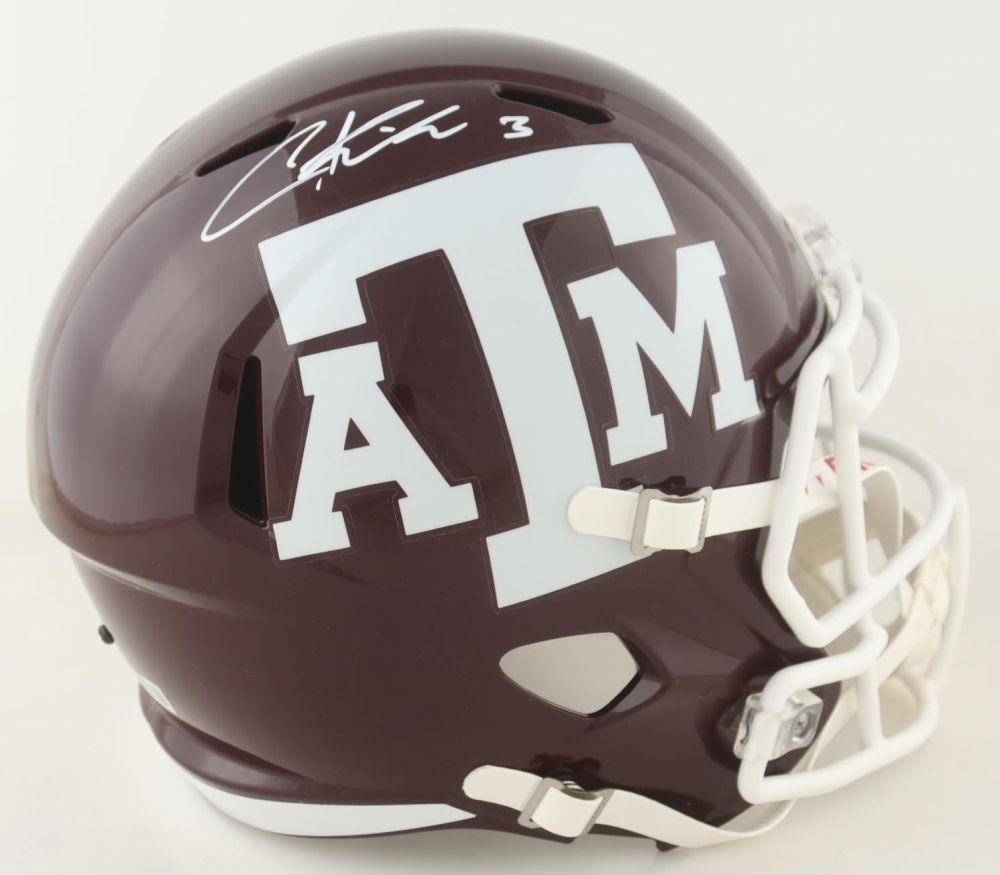 Christian Kirk Signed Texas A&M Aggies Full-Size Speed Helmet (Beckett ...