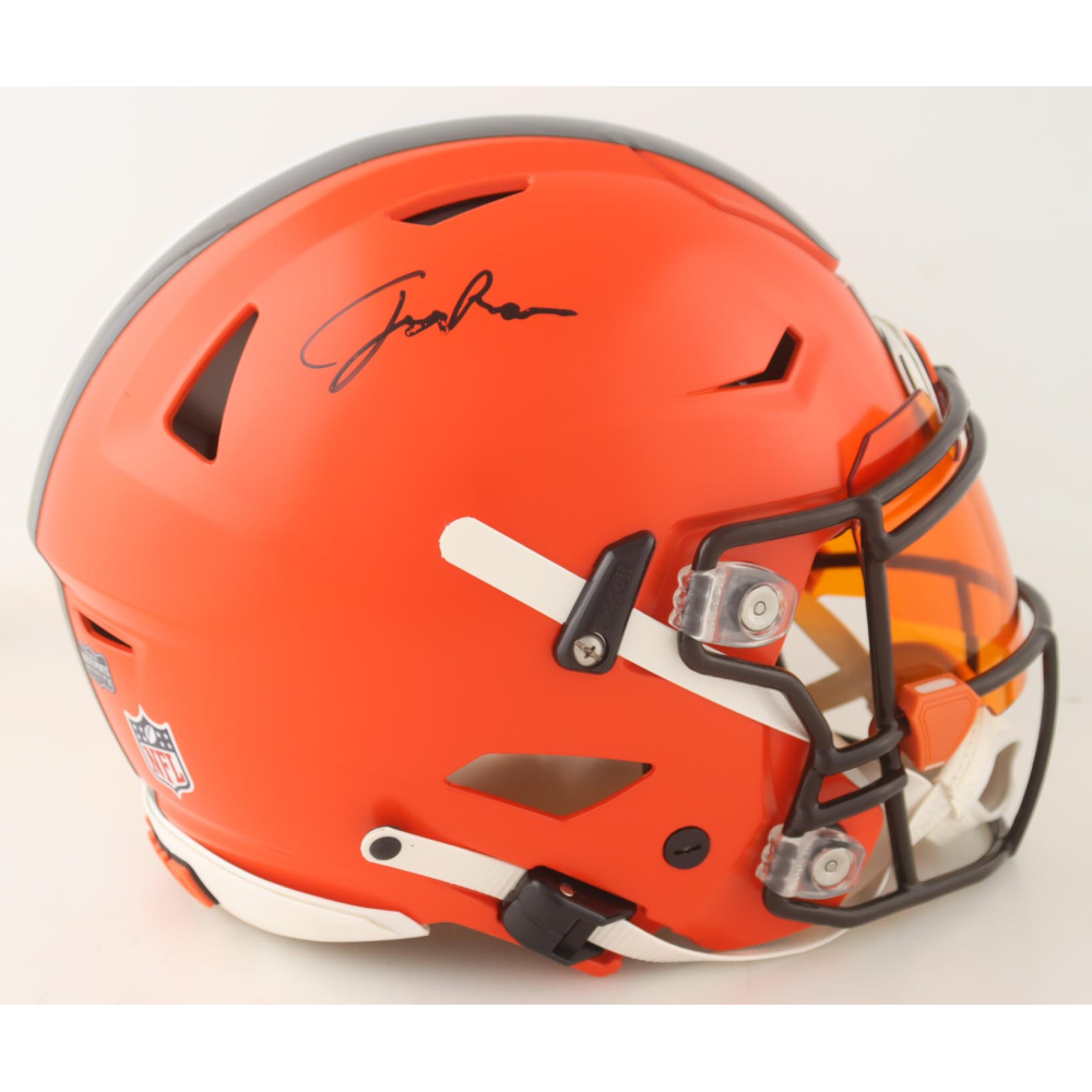 Jim Brown Signed Browns Full-Size Authentic On-Field SpeedFlex Helmet ...