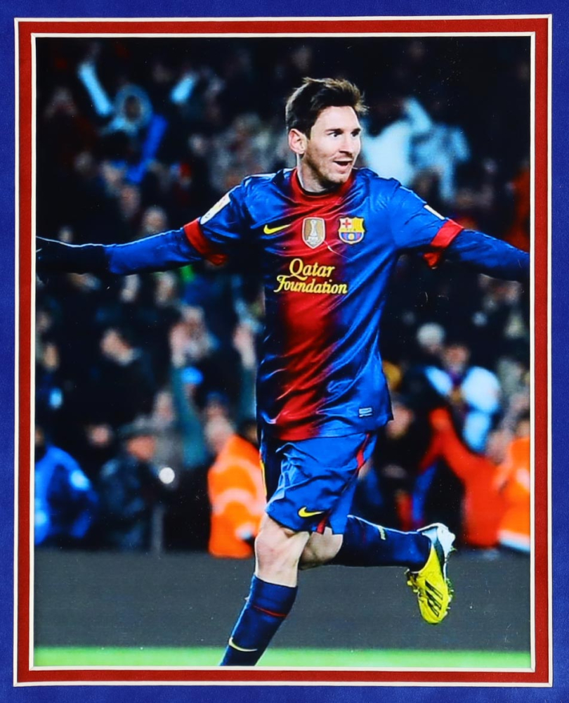 Lionel Messi Signed Custom Framed Jersey Display (Beckett) (See ...
