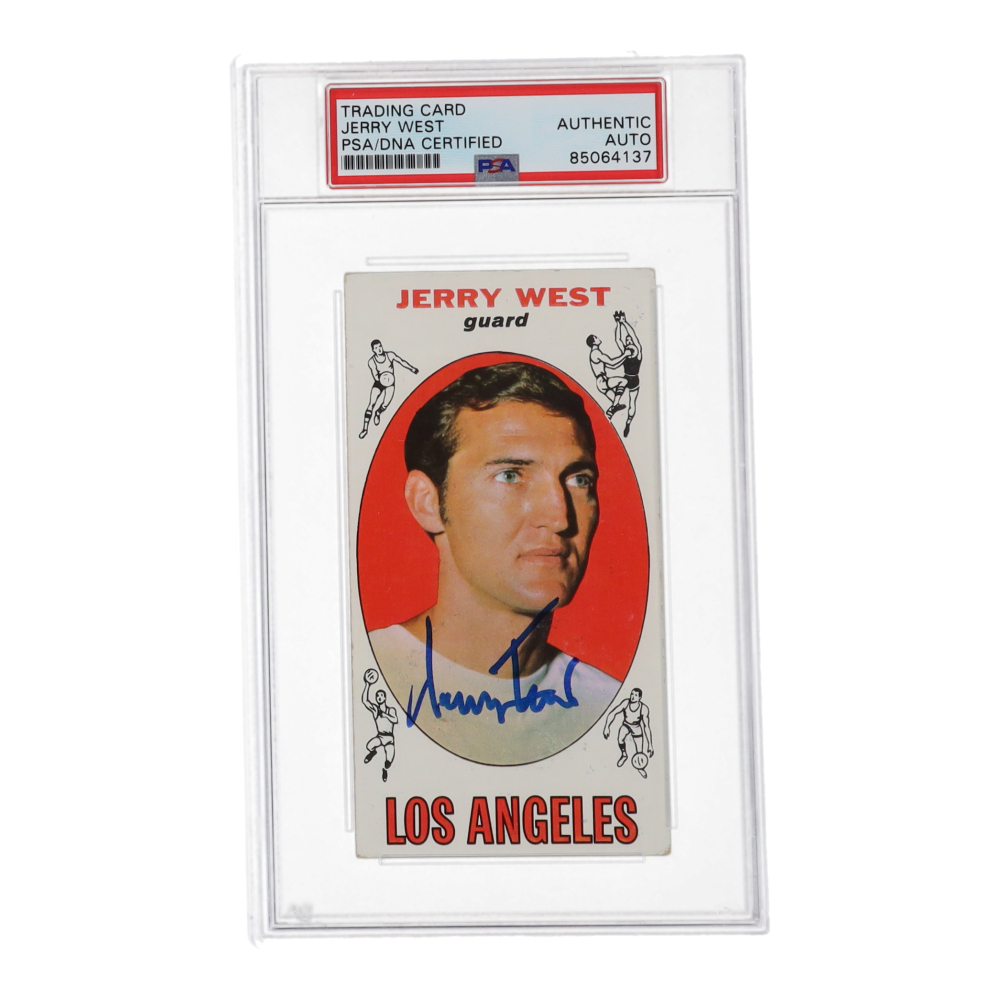 Jerry West Signed 1969-70 Topps #90 (PSA) | Pristine Auction