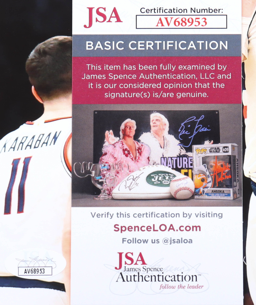 Donovan Clingan Signed UConn Huskies 8x10 Photo (JSA) | Pristine Auction
