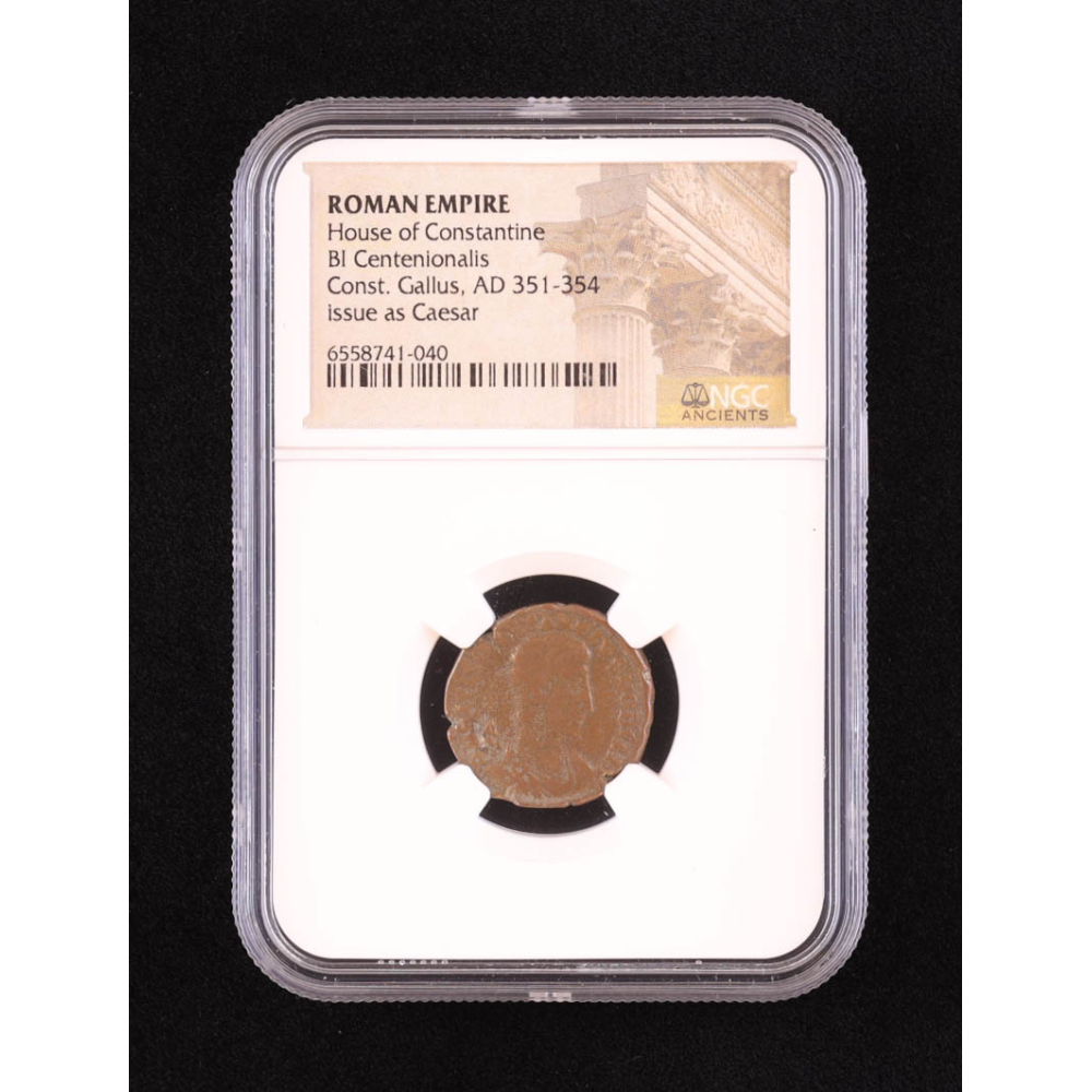 Roman Empire - Const. GallusI, AD 351-354, Issue as Caesar - BI ...