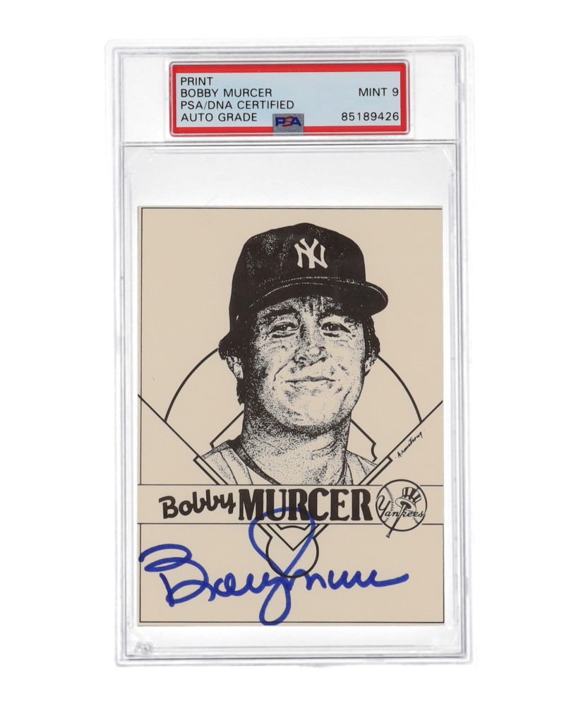 Bobby Murcer Signed 1975 Armstrong Yankees Card (PSA) | Pristine Auction
