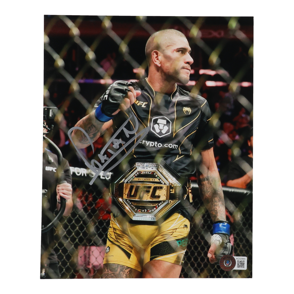 Alex Pereira Signed UFC 8x10 Photo (Beckett) | Pristine Auction