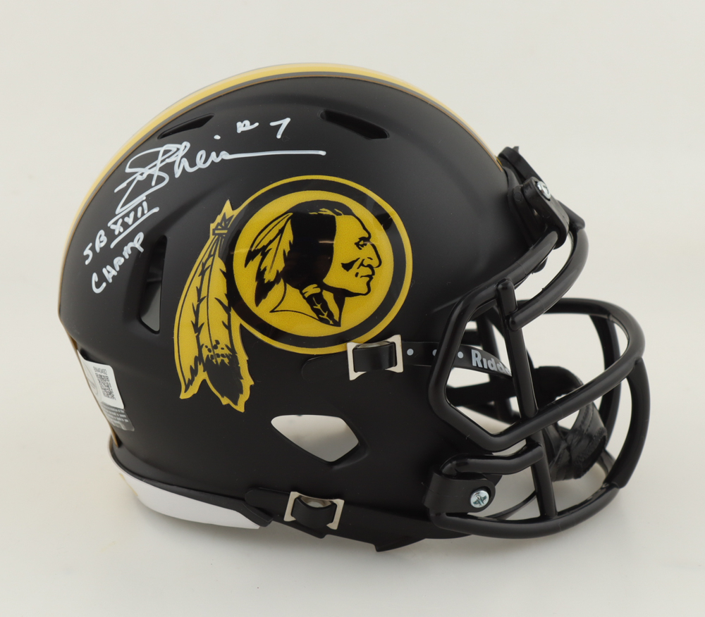 Joe Theismann Signed Redskins Eclipse Alternate Speed Mini Helmet ...