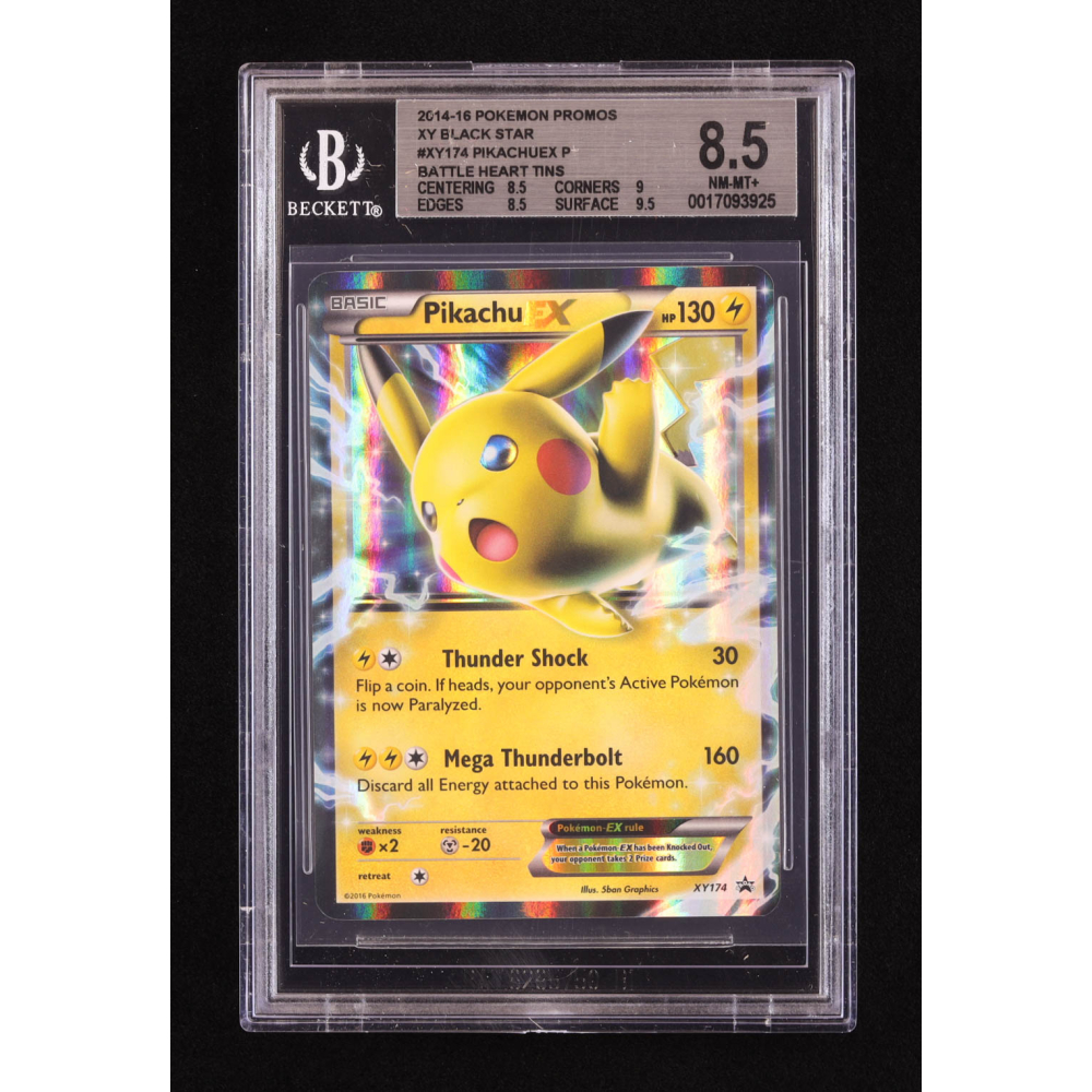 Pikachu EX Pokemon 2016 XY Promo #174 (BGS 8.5) | Pristine Auction
