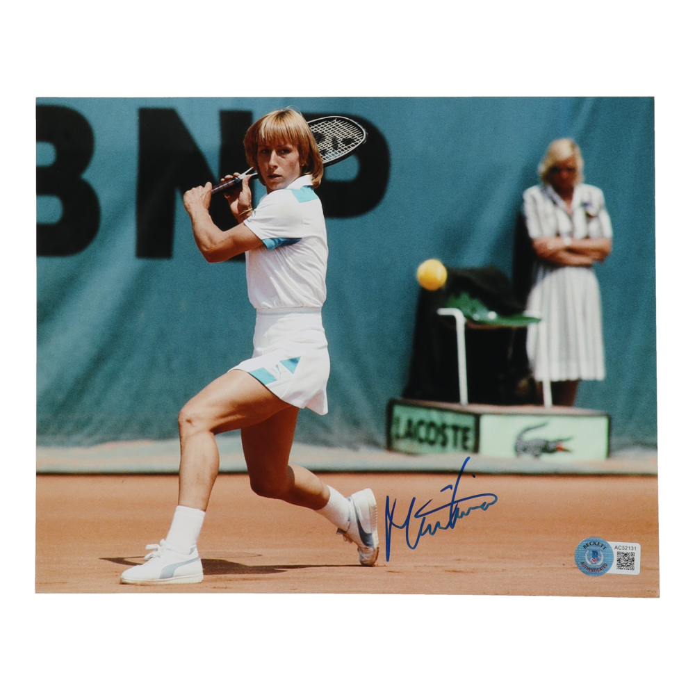 Martina Navratilova Signed 8x10 Photo (Beckett) | Pristine Auction
