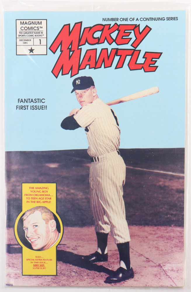 1991 "Mickey Mantle" Issue #1 Magnum Comic Book | Pristine Auction