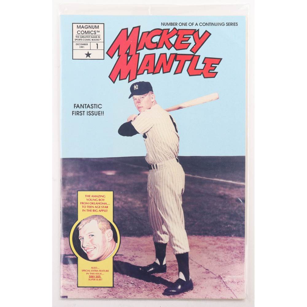 1991 "Mickey Mantle" Issue #1 Magnum Comic Book | Pristine Auction