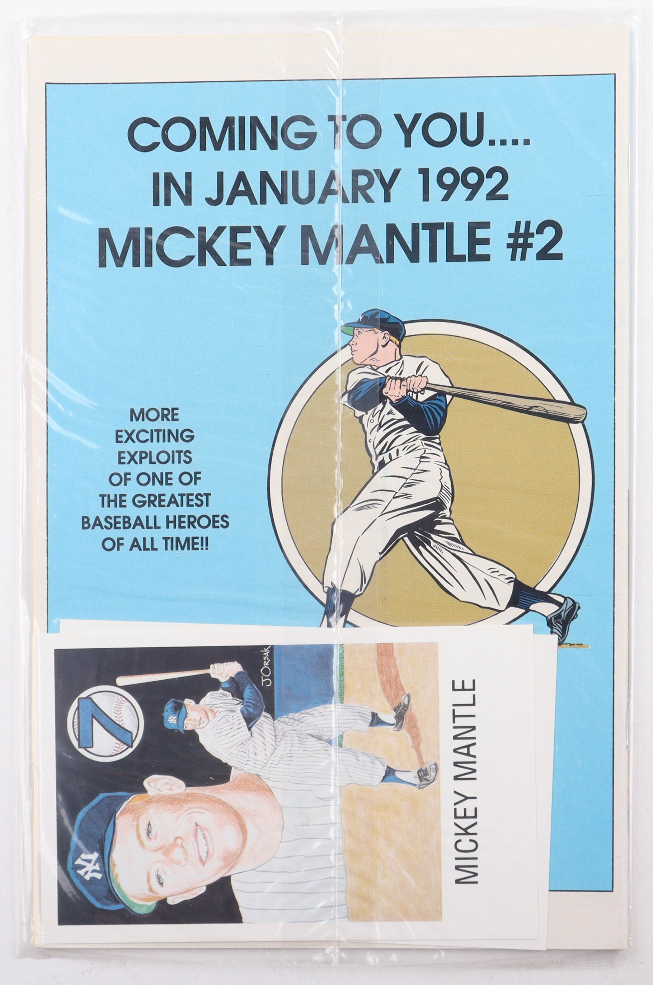 1991 "Mickey Mantle" Issue #1 Magnum Comic Book | Pristine Auction