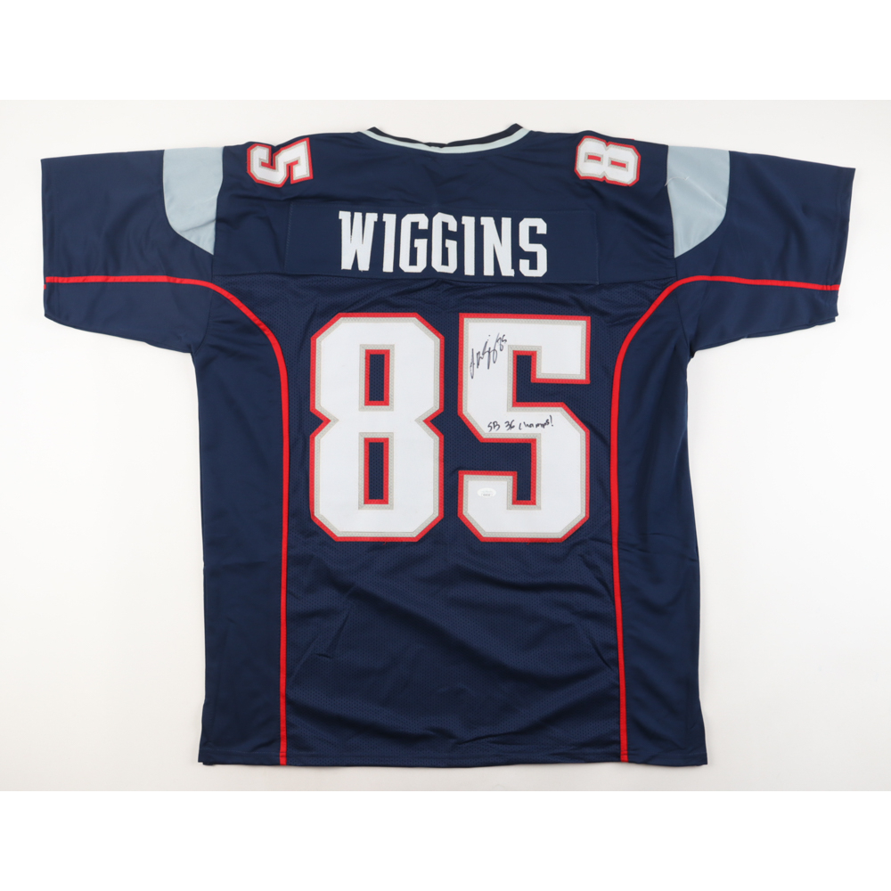 Jermaine Wiggins Signed Jersey Inscribed "SB 36 Champs!" (JSA ...