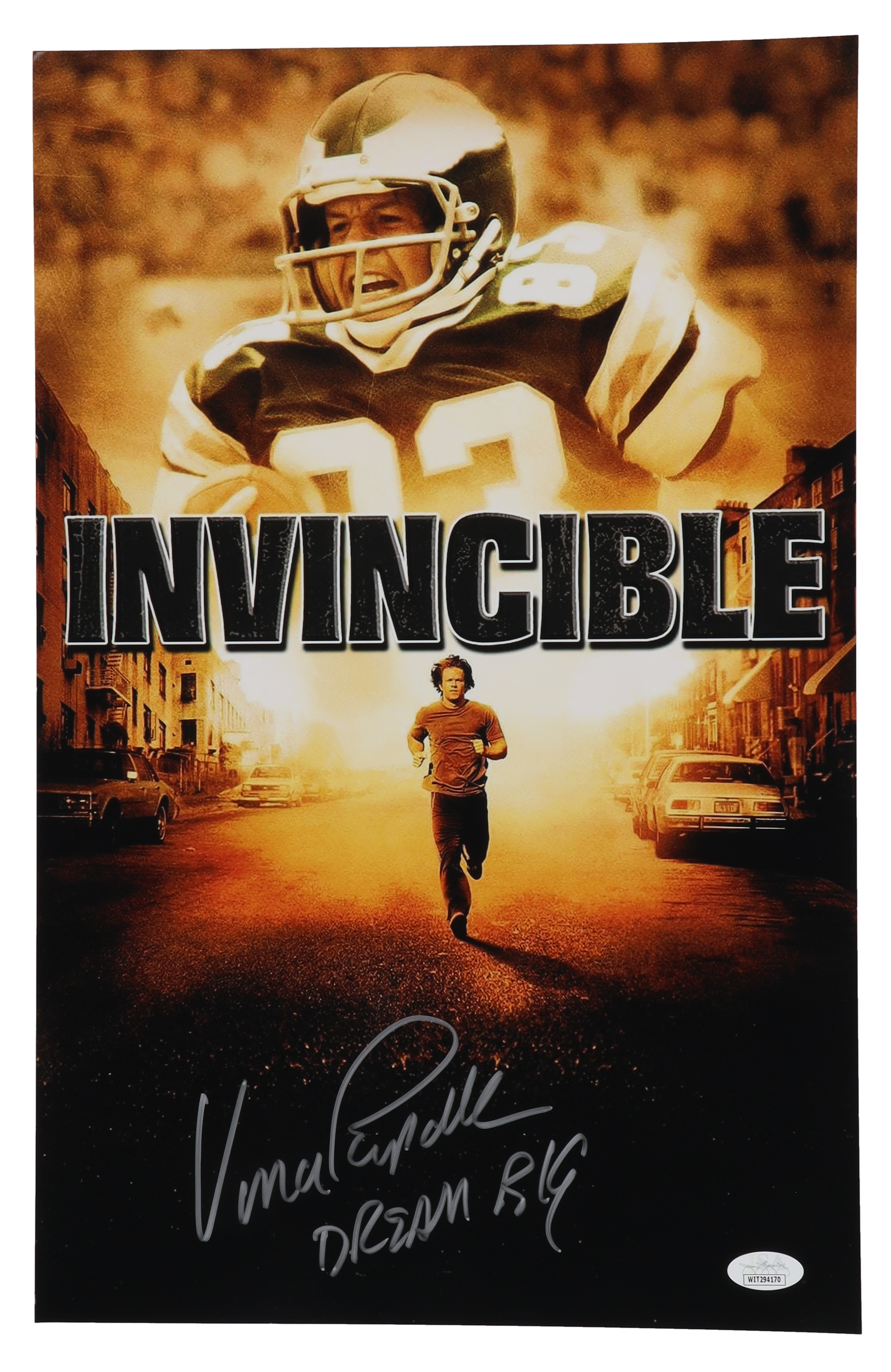 Vince Papale Signed "Invincible" 11x17 Movie Poster Photo Inscribed ...