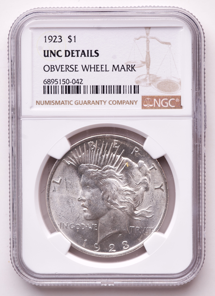 1923 Peace Silver Dollar (NGC UNC Details) | Pristine Auction
