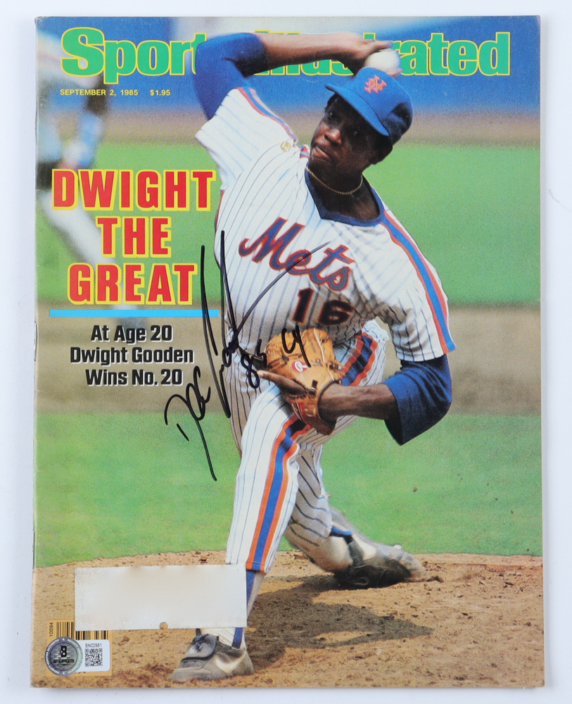 Dwight "Doc" Gooden Signed 1985 Sports Illustrated Magazine (Beckett) | Pristine Auction