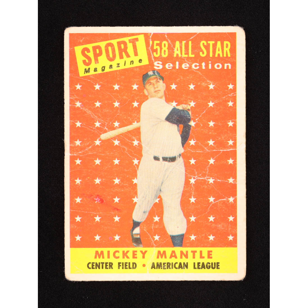 Mickey Mantle 1958 Topps #487 AS TP | Pristine Auction