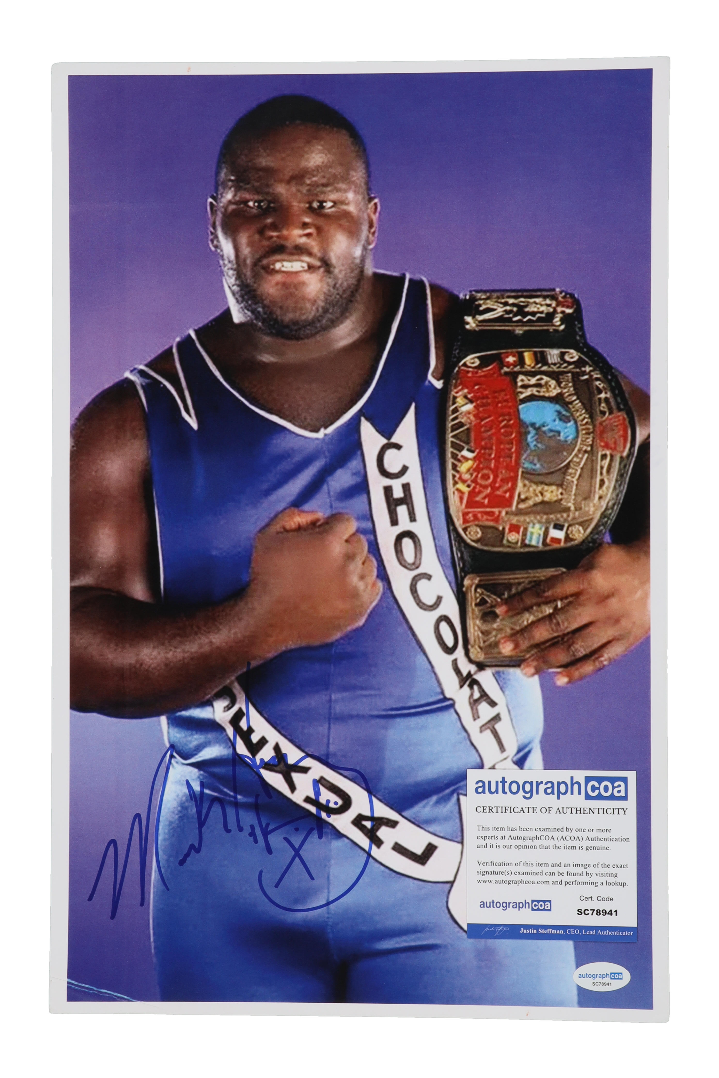 Mark Henry Signed WWE 11x17 Photo (AutographCOA) | Pristine Auction