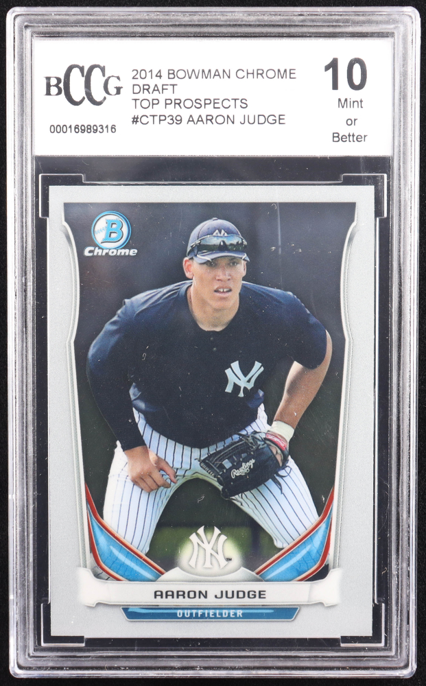 Aaron Judge 2014 Bowman Chrome Draft Top Prospects #CTP39 RC (BCCG 10 ...