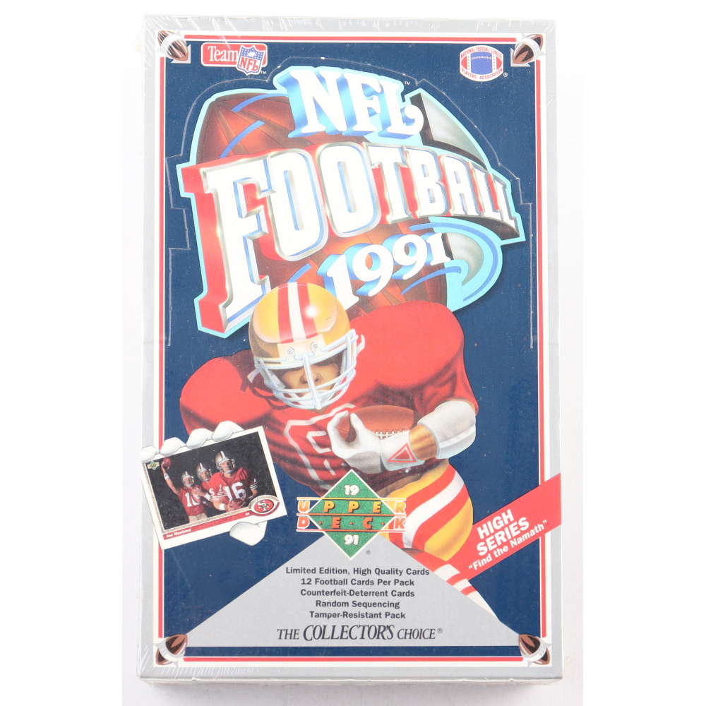 1991 Upper Deck High Series Football Box with (36) Packs | Pristine Auction